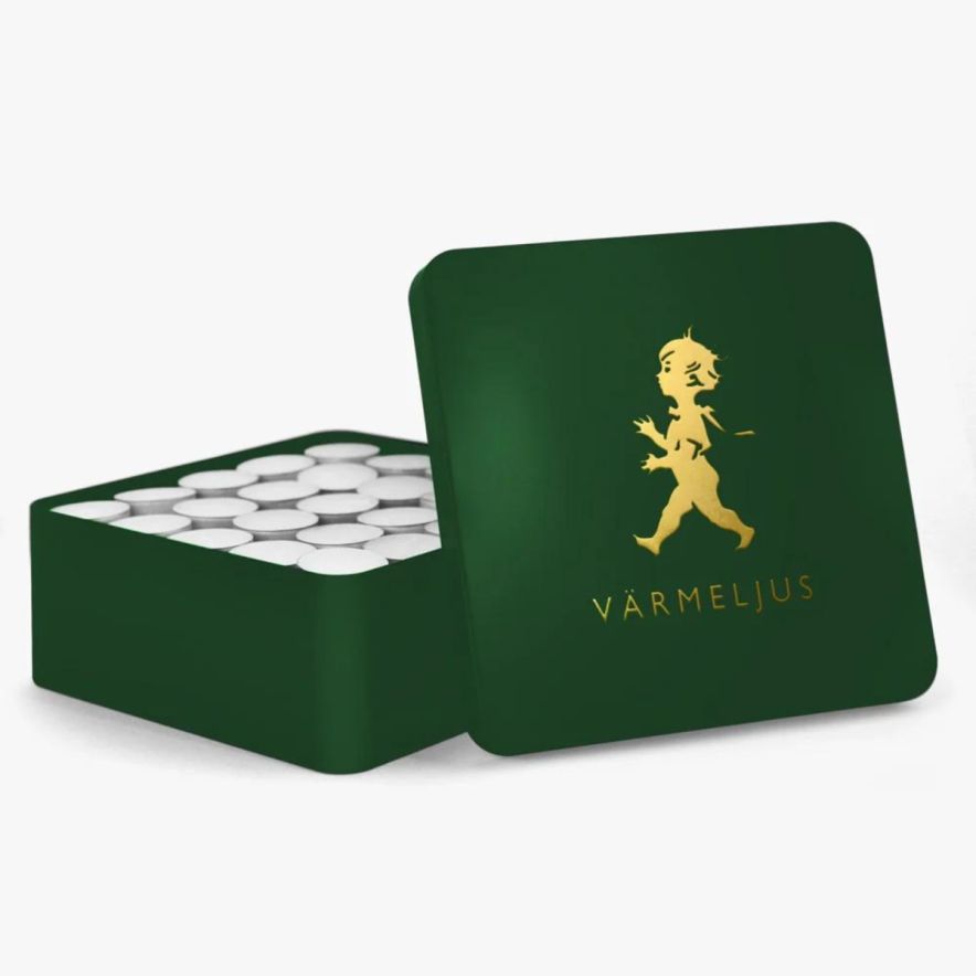 Värmeljuslåda Solstickan Grön, Solstickan Design | Handla presenter ...