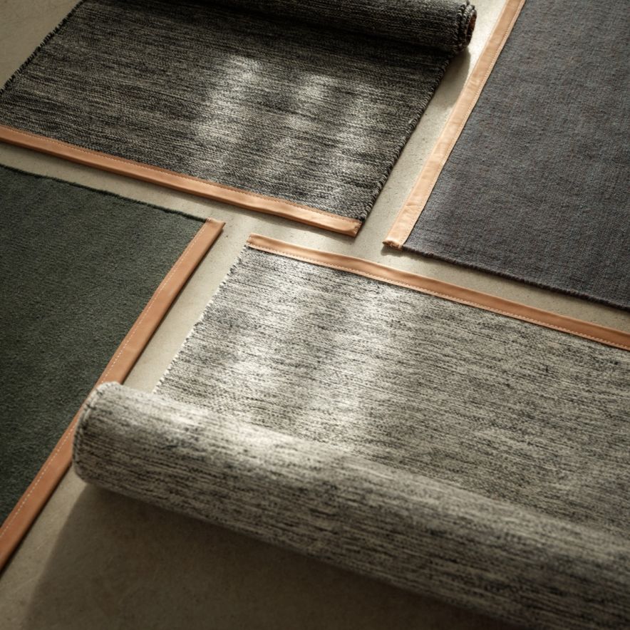 Matta Björk 70x130 cm Brun från Design House Stockholm | Handla mattor ...