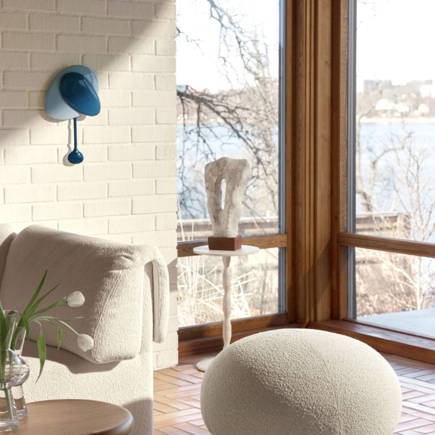 Väggklocka Mellow Blå från Design House Stockholm | Handla klockor ...