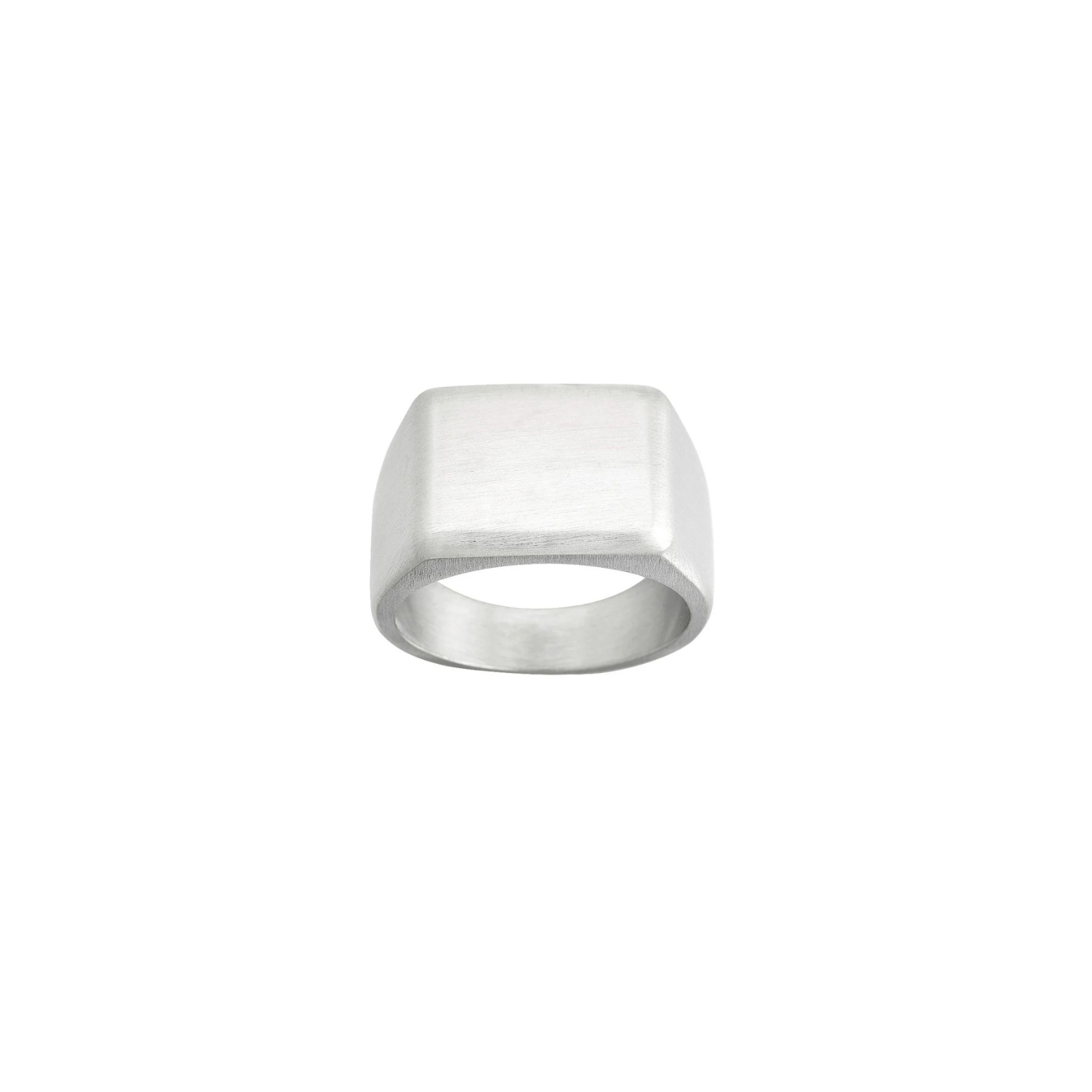 Ring Cole Signet Matt Stål, Edblad| Handla ringar online | Designtorget.se
