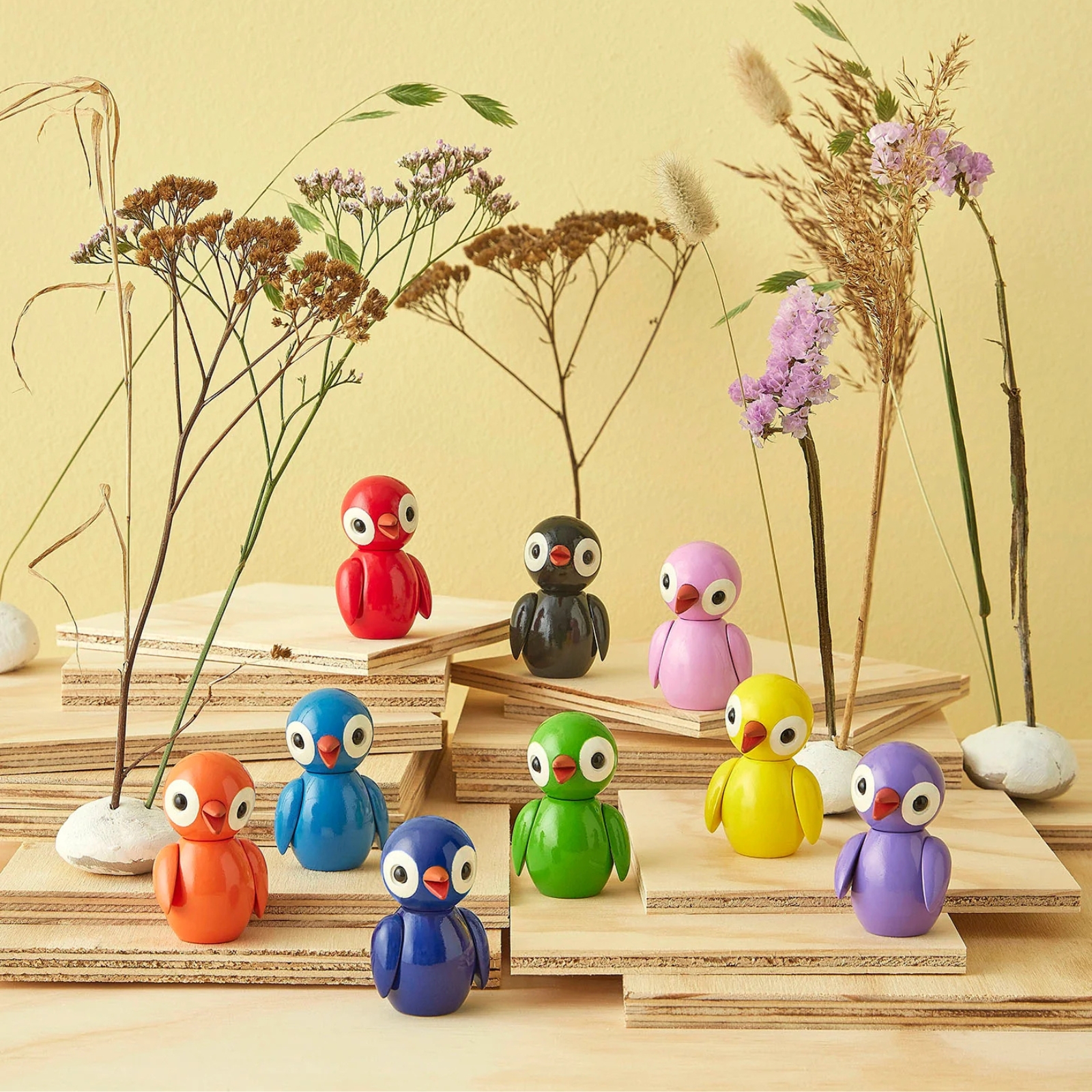 Spring birds 6,5 cm Grateful Green, Spring Copenhagen | Handla ...