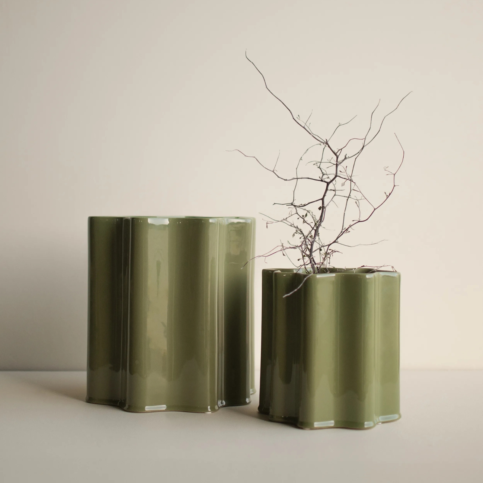 Kruka Filter large grön, DBKD | Handla vaser & krukor online ...