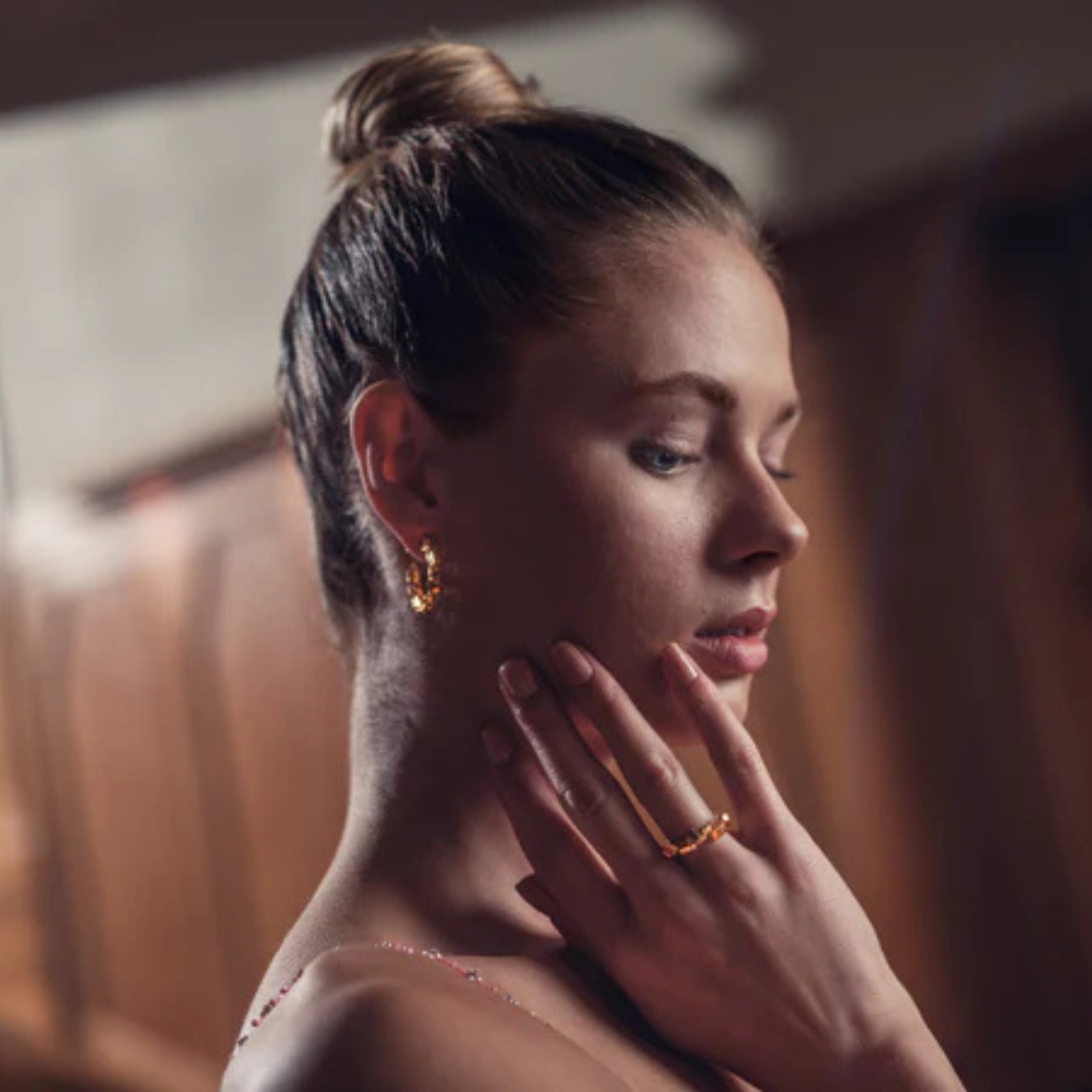 Ring Sten L guld, Lili Lu | Handla smycken online | Designtorget.se