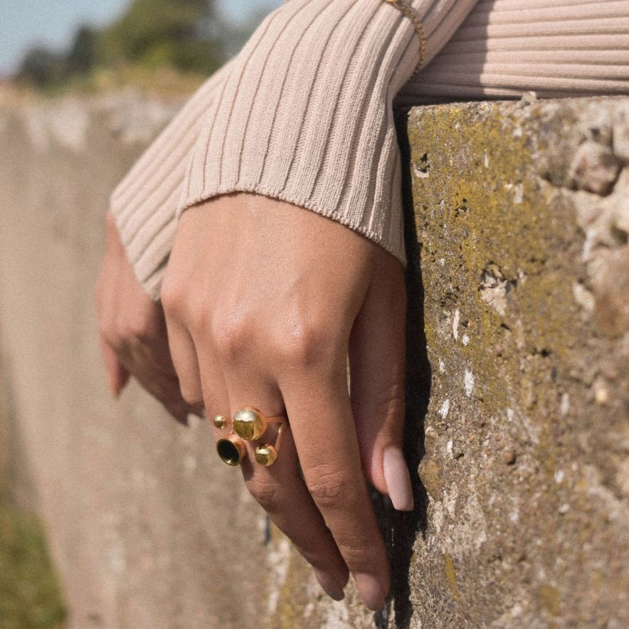 Ring Solar Golden | Handla smycken online! - Designtorget.se